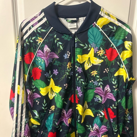 adidas | Pants & Jumpsuits | Adidas Jogger Set With Floral Print | Poshmark